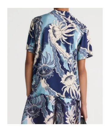 J.W.ANDERSON Camp Collared Shirt In Blue