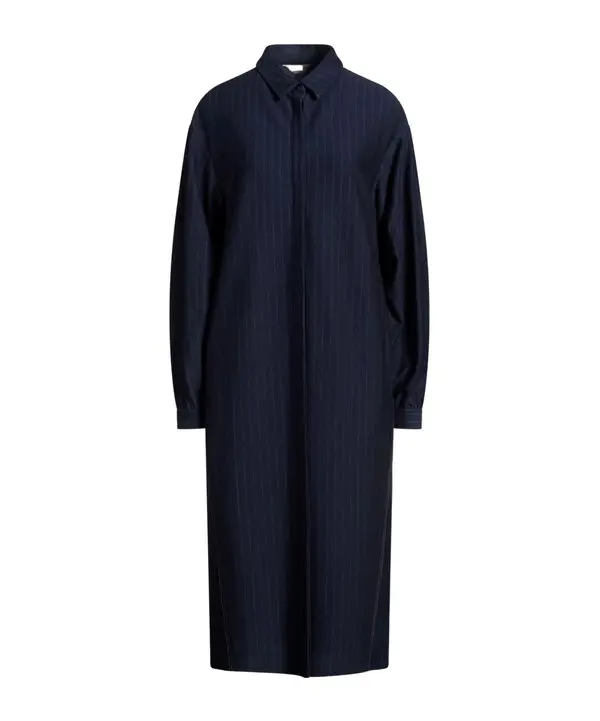 Max Mara Striped Shirt Dress - Blue