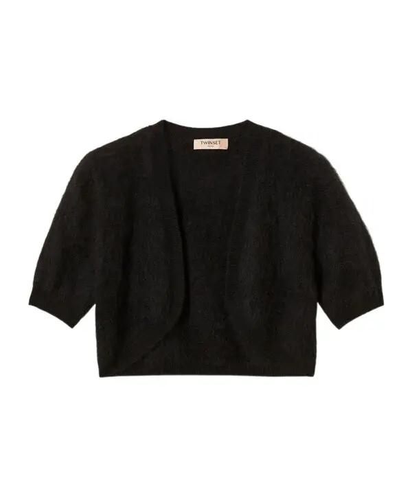 TWINSET Brushed Wool-blend Shrug