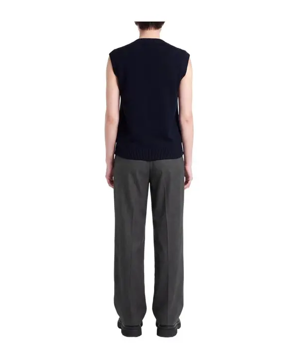 Max Mara Sleeveless V-neck Top