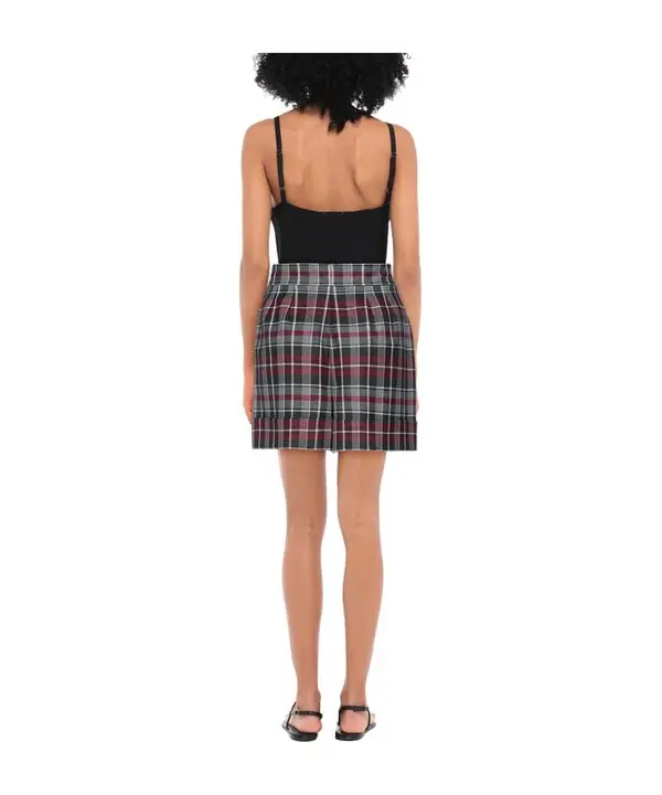 Dolce & Gabbana Plaid Midi Skirt