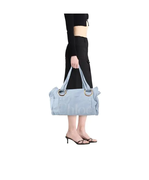 Chloé Large Canvas Bag - Blue