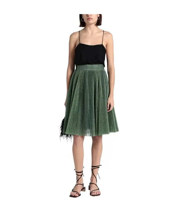 Dolce & Gabbana Solid-colored Mesh A-line Skirt