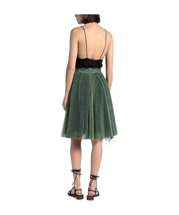 Dolce & Gabbana Solid-colored Mesh A-line Skirt