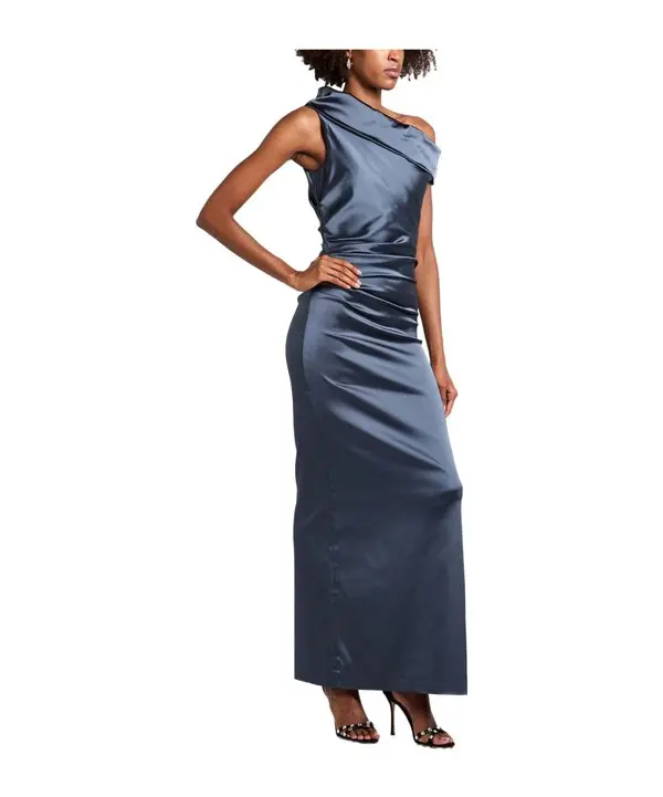 Max Mara Minimalist Fitted Evening Gown