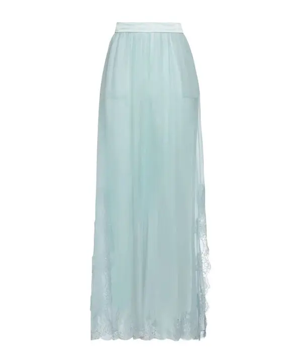 Dolce & Gabbana Minimalist Solid-color Lace Midi Skirt