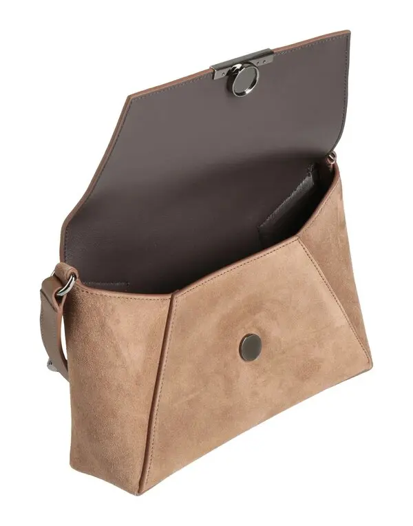 Brunello Cucinelli Minimalist Suede Crossbody Bag