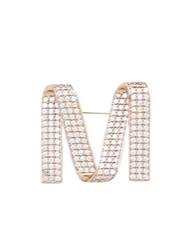 Max Mara Metal Brooch - Yellow