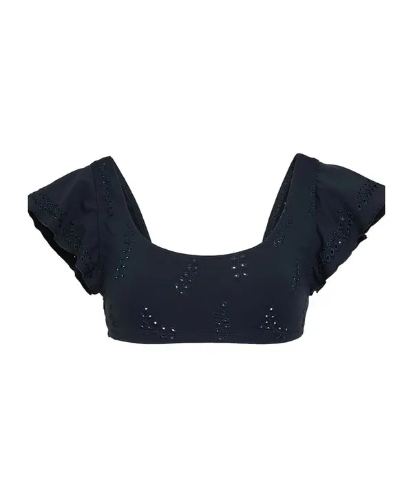 Chloé Solidcolor Cropped Sleeveless Top