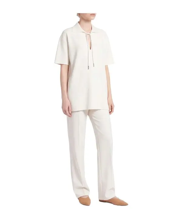Max Mara Solid-color Short-sleeved T-shirt