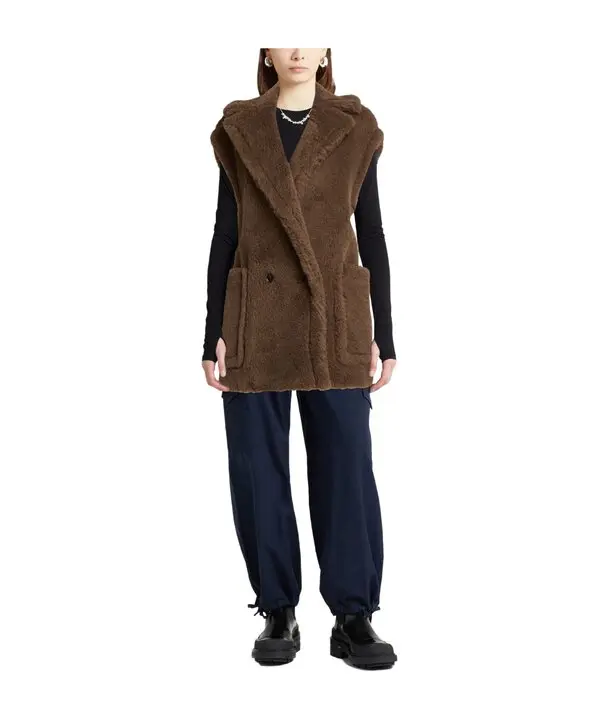Max Mara Thick Teddy Fleece Coat