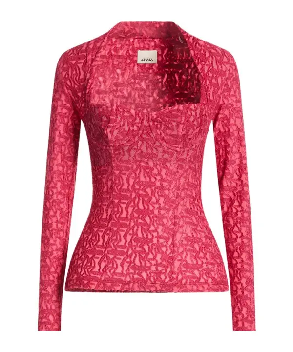 Isabel Marant Étoile Solidcolor Stretch Top - Red