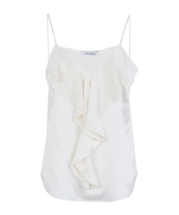 Max Mara Satin Sleeveless Top