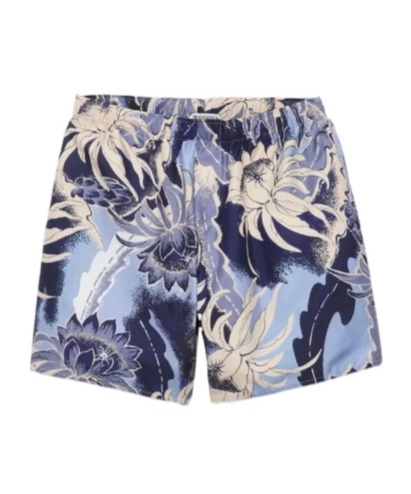 J.W.ANDERSON Hawaiian Print Swim Shorts - Sapphire