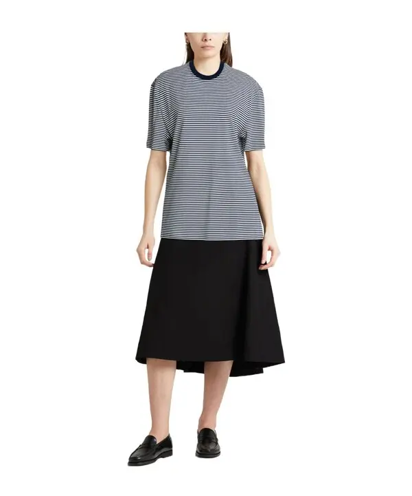 Brunello Cucinelli Stripedprint Shortsleeve Tshirt