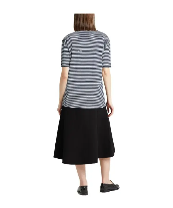 Brunello Cucinelli Stripedprint Shortsleeve Tshirt