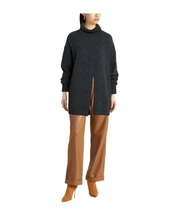 Max Mara Mélange Turtleneck Knit Sweater