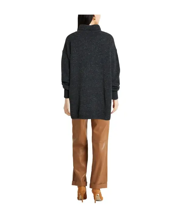 Max Mara Mélange Turtleneck Knit Sweater