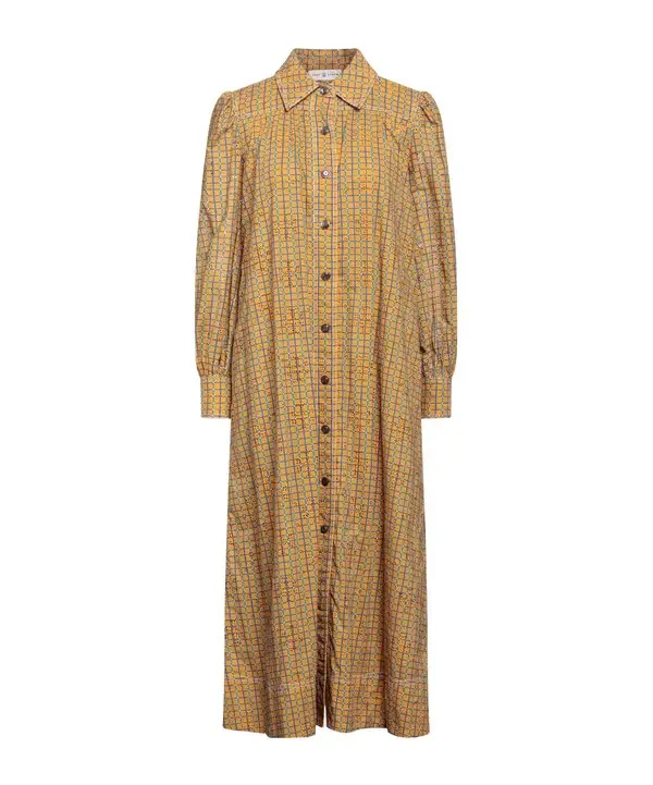 Tory Burch Plaid Shirt Dress