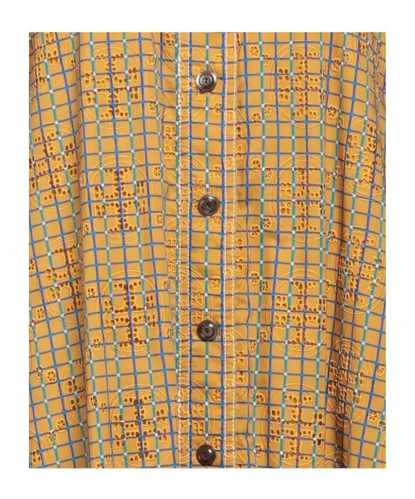 Tory Burch Plaid Shirt Dress