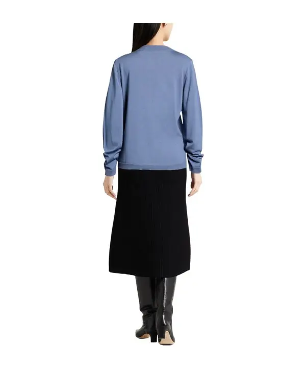 Max Mara Long-sleeved Knitted Sweater