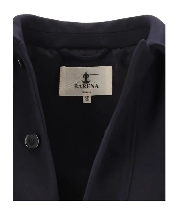 Barena Venezia Belted Long Collar Coat