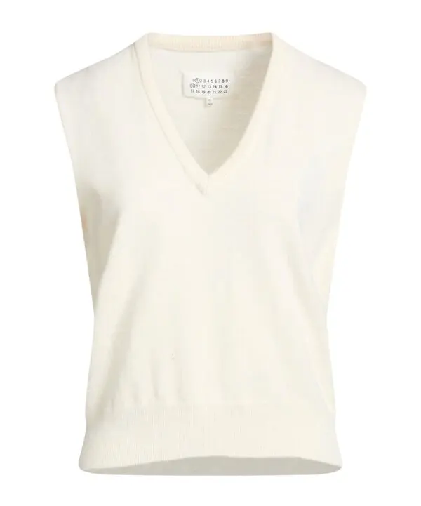 MAISON MARGIELA Sleeveless V-neck Wool Sweater
