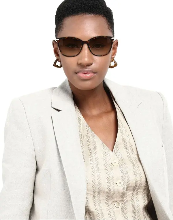 Rag & Bone Leopardprint Butterfly Sunglasses