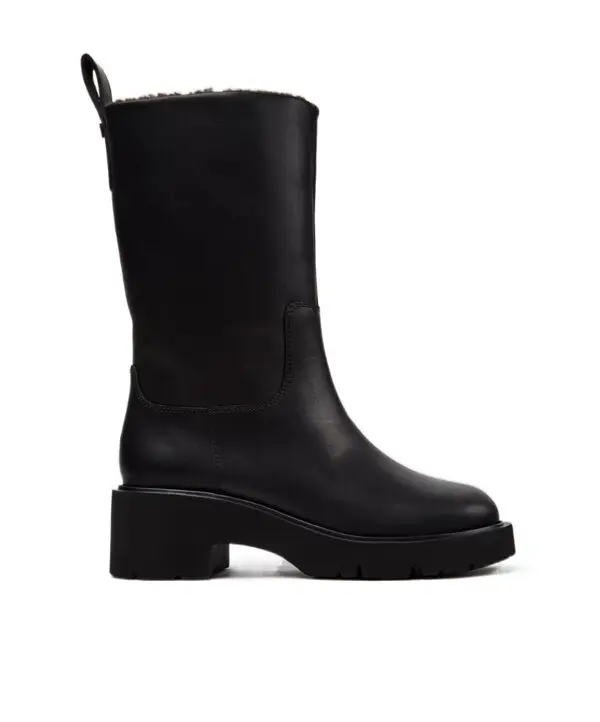 Camper Milah Leather Boots - Black