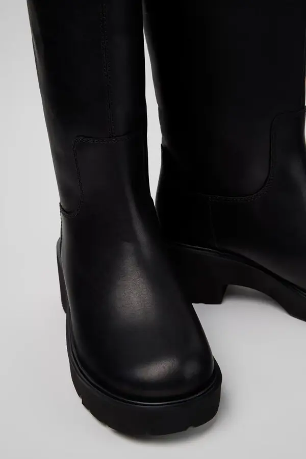 Camper Milah Leather Boots - Black