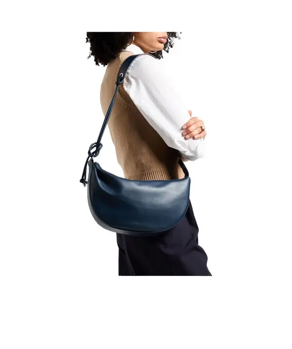 Max Mara Large Minimalist Leather Underarm Bag