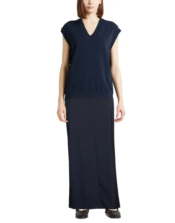 Max Mara Solidcolor Wool Aline Skirt