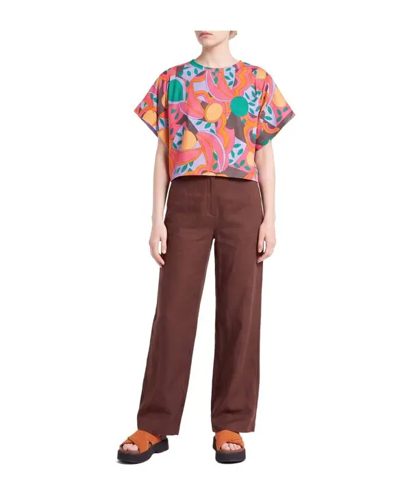 Isabel Marant Étoile Multicolor Shortsleeve Crewneck Tshirt