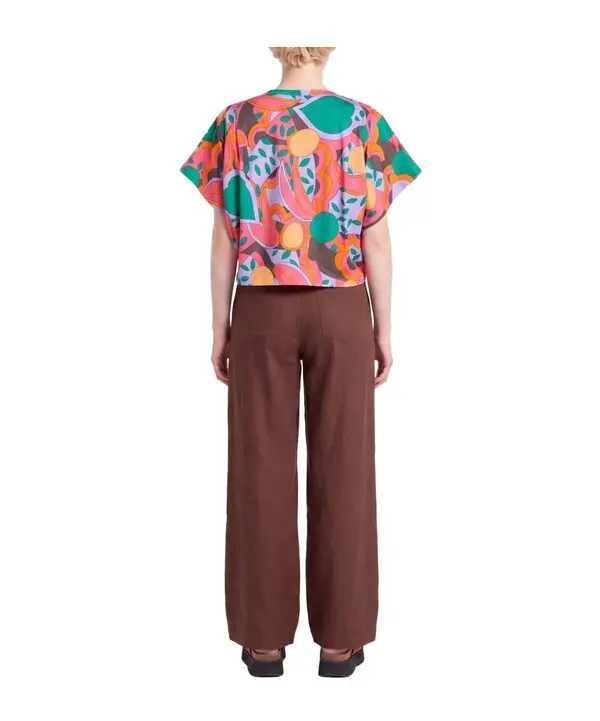 Isabel Marant Étoile Multicolor Shortsleeve Crewneck Tshirt