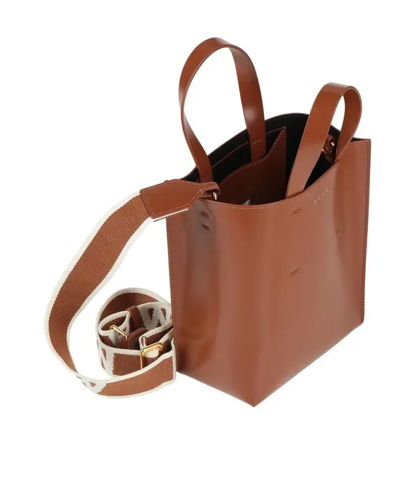 Marni Minimalist Leather Bucket Bag