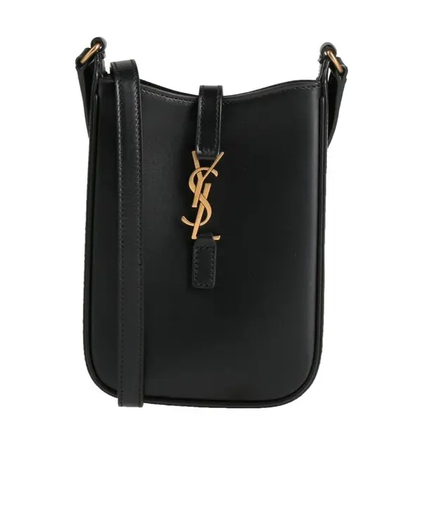 Saint Laurent Minimalist Glossy Leather Mini Bag