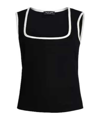 Rag & Bone Minimalist Sleeveless Top - Black