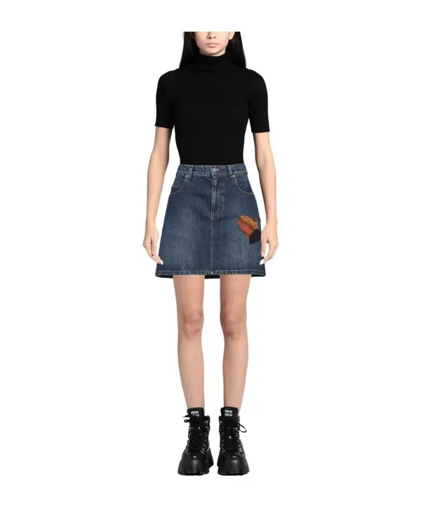Marni Dark Denim A-line Dress