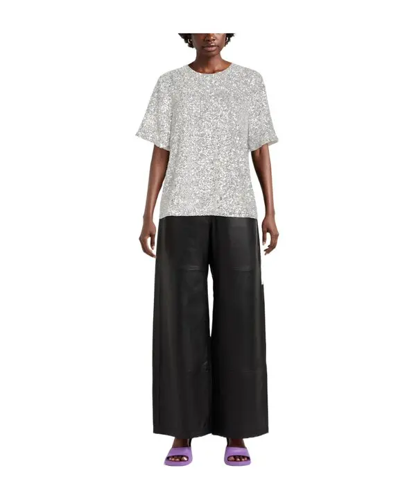 Rag & Bone Sequin Short-sleeve Top