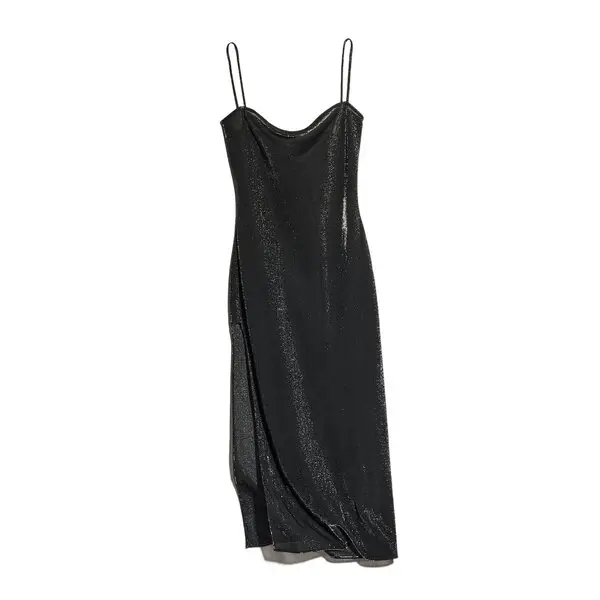 Gucci Jersey Dress With Iridescent Effect - Black