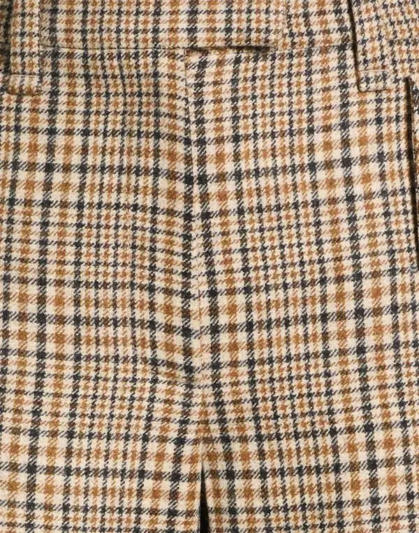 Brunello Cucinelli Plaid Straight-leg Pants