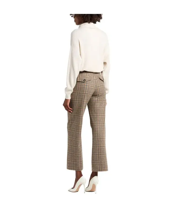 Brunello Cucinelli Plaid Straight-leg Pants