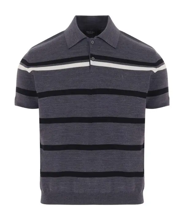 Gucci Striped Polo Shirt