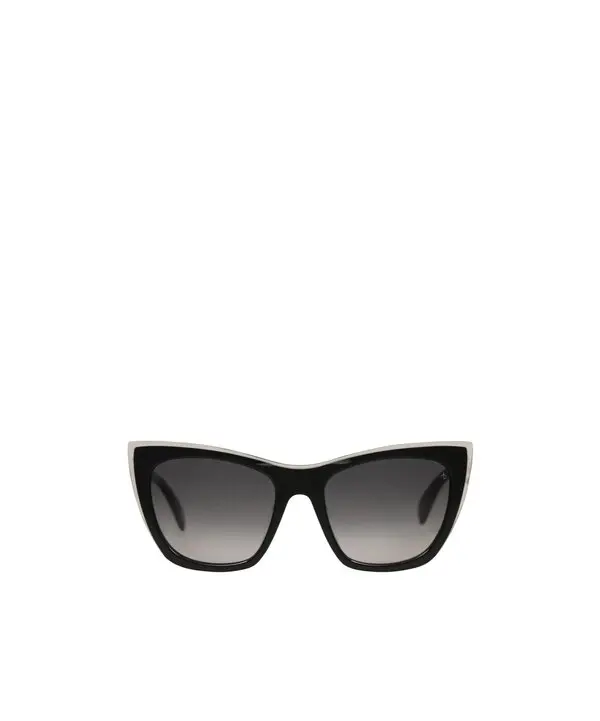 Rag & Bone Cateye Plastic Sunglasses - Black