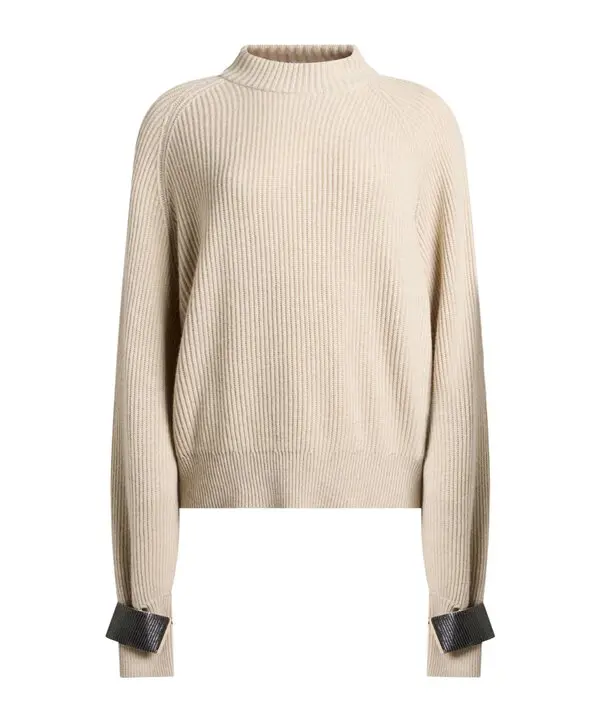 Brunello Cucinelli Solid-color Cashmere Knitwear - Beige