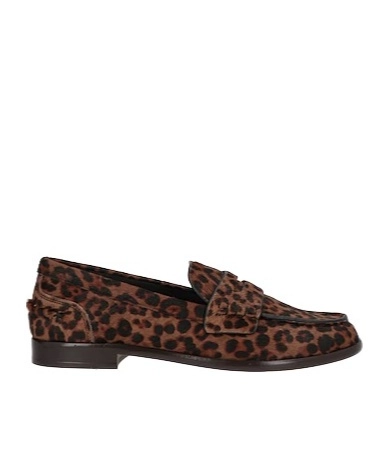 Rag & Bone Leopardprint Loafers - Black