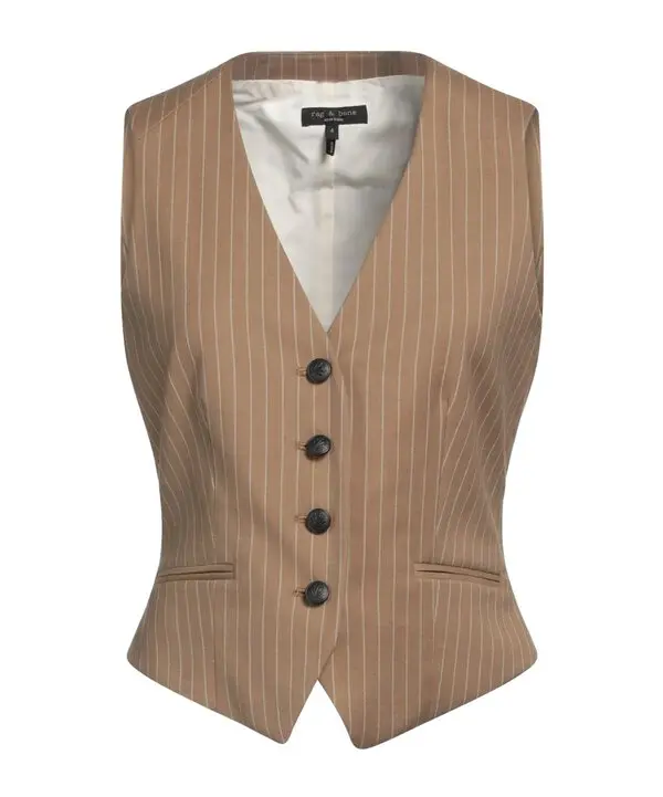 Rag & Bone Striped Flannel Waistcoats