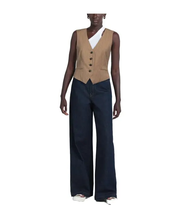 Rag & Bone Striped Flannel Waistcoats