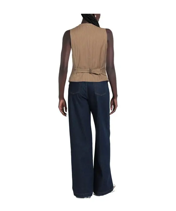 Rag & Bone Striped Flannel Waistcoats