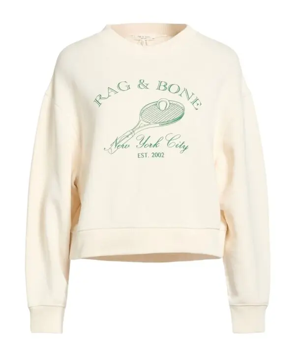 Rag & Bone Solidcolor Cropped Hoodie